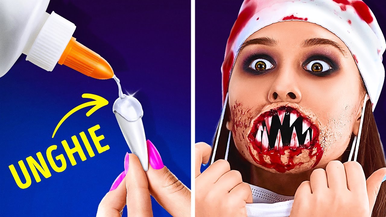 UN HALLOWEEN ÎNFRICOȘĂTOR 👻 MACHIAJE CU EFECTE SPECIALE | Costume ...