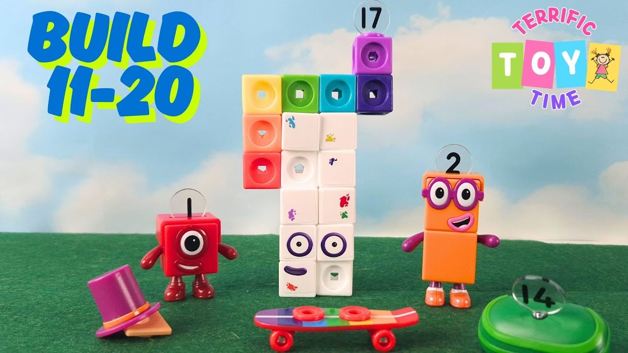 Building Numberblocks 11-20 with Toy Blocks | Learn Teen Numbers ...