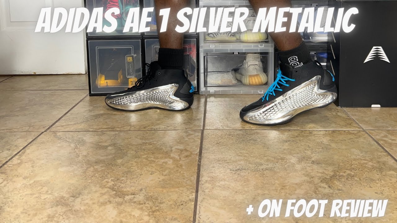 Adidas AE 1 Silver Metallic Review + On Foot - YouTube