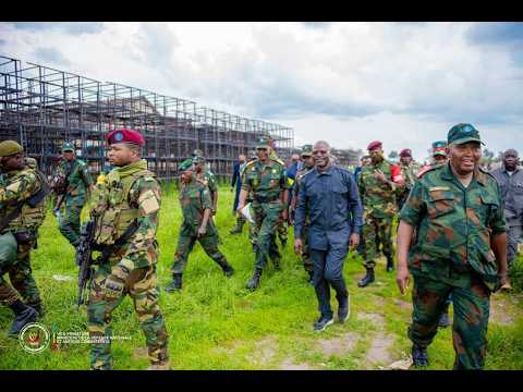 Visite à la base militaire de KAMINA. pacte républicain pour la bonne ...