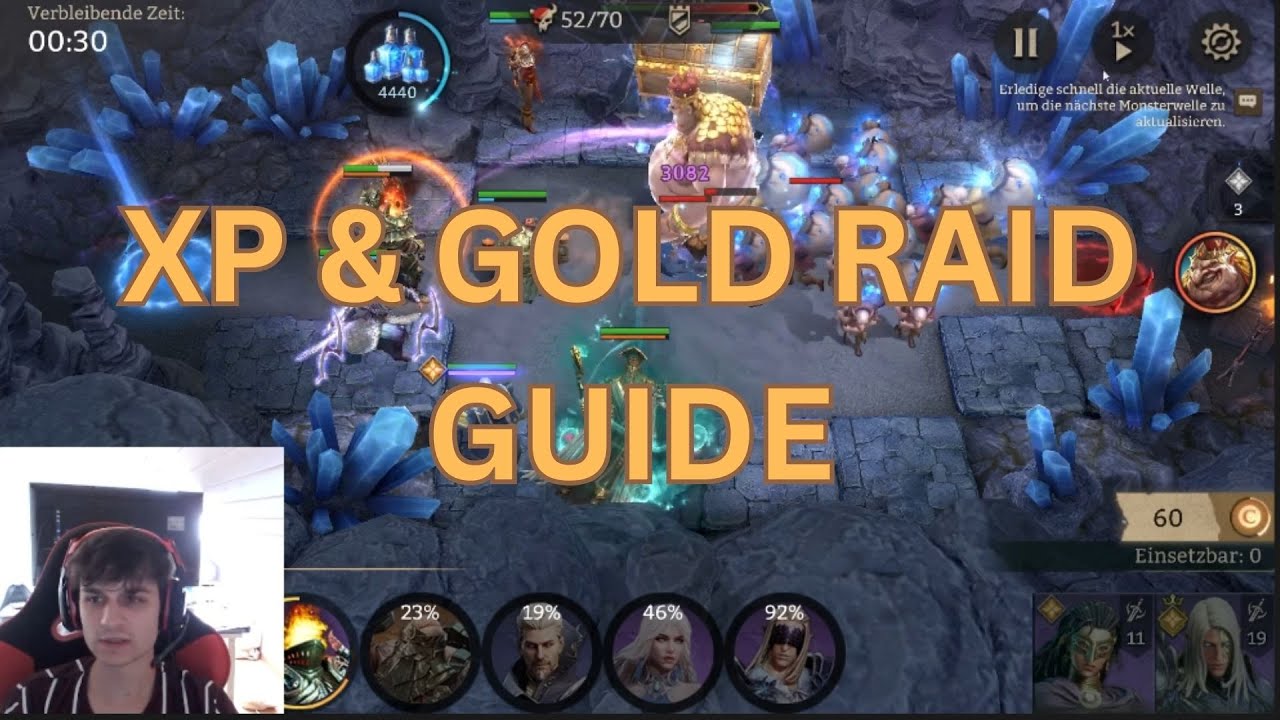 EXP & GOLD Raid Guide Watcher of Realms F2P - YouTube