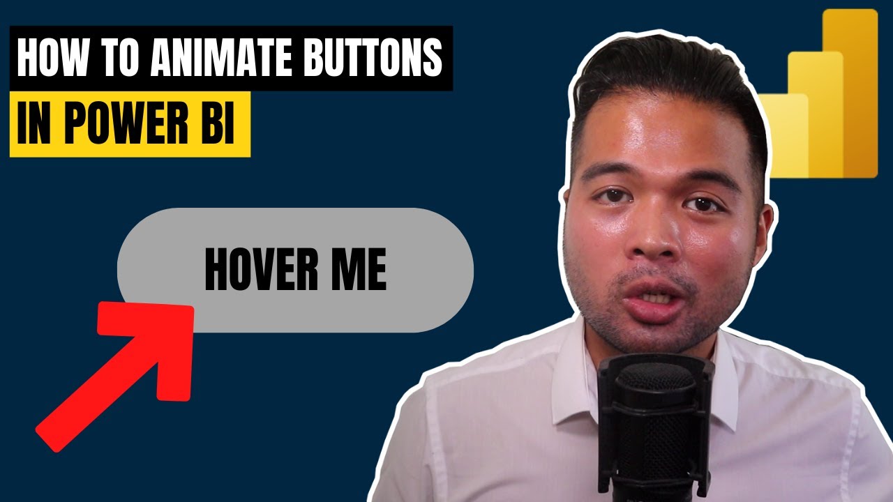 ANIMATE YOUR BUTTONS in Power BI // Create your own OR get online ...