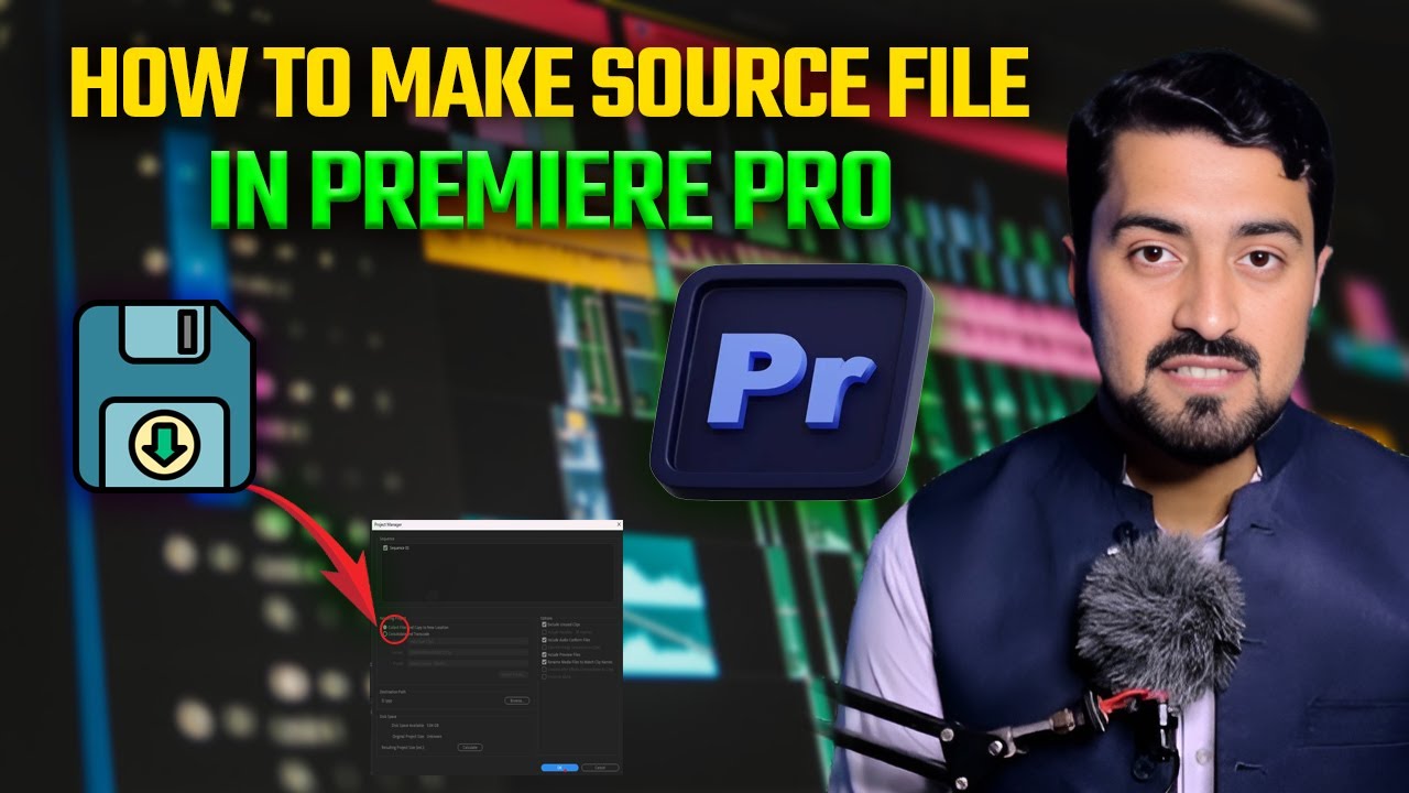 How to Make Source File in Premiere Pro and Send to Your Client ...
