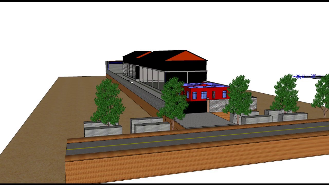 Modeling Factory in Sketchup - YouTube