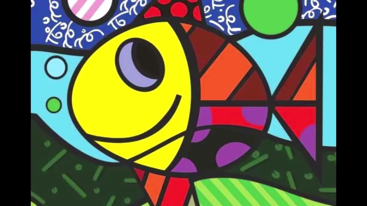 Como adora arte, agora o gatinho Iskubidu apresenta: Romero Britto ...