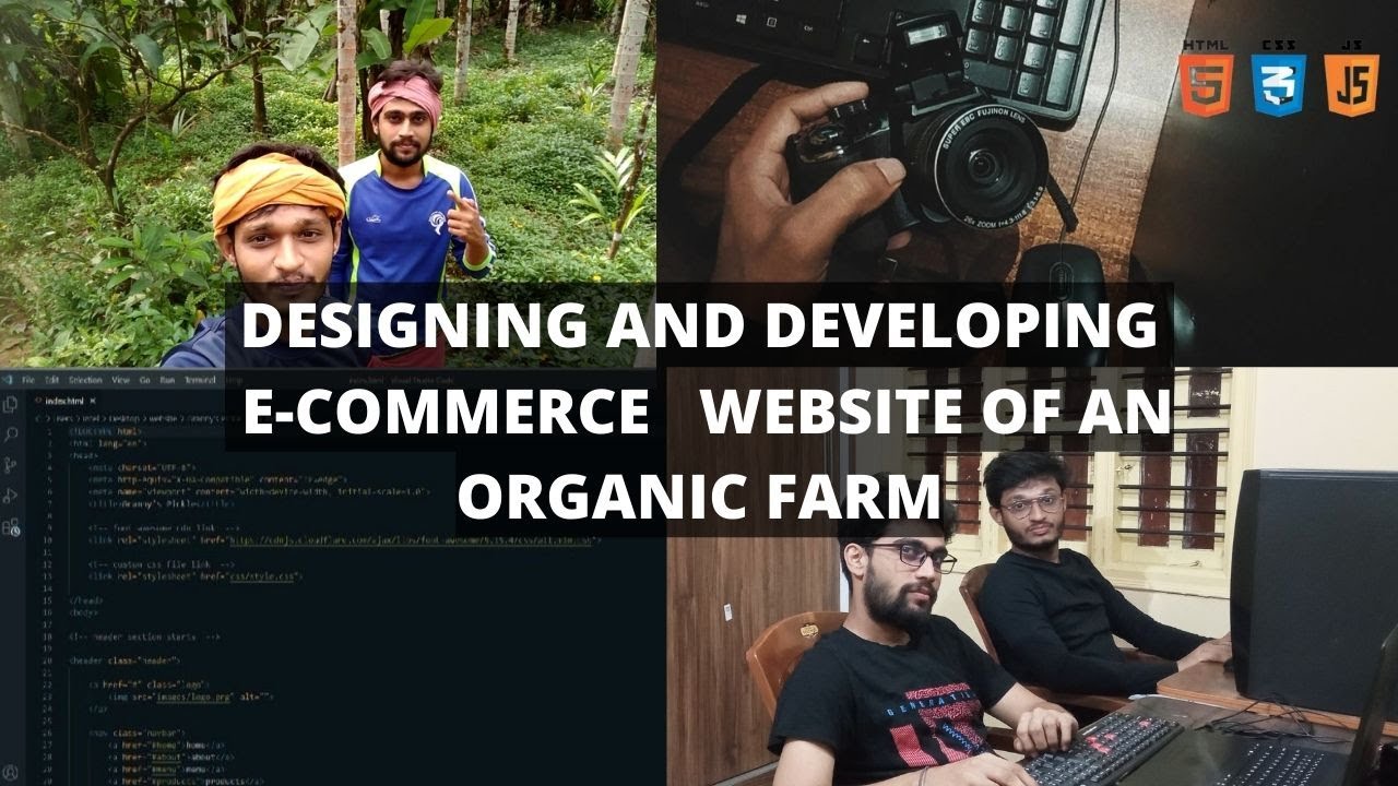 Designing and Developing E-Commerce Website for Organic Farm |Vlog ...