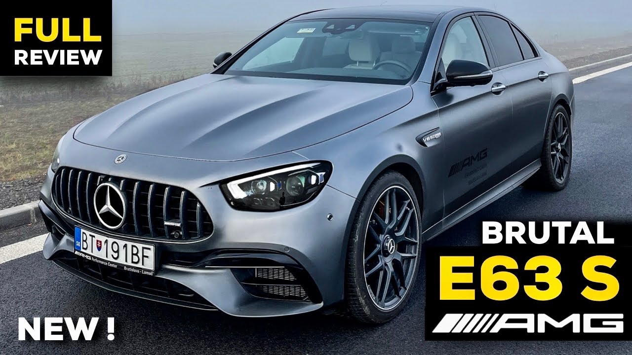 2021 MERCEDES E63S AMG Sedan NEW FULL DRIVE Review BRUTAL Sound Exhaust ...