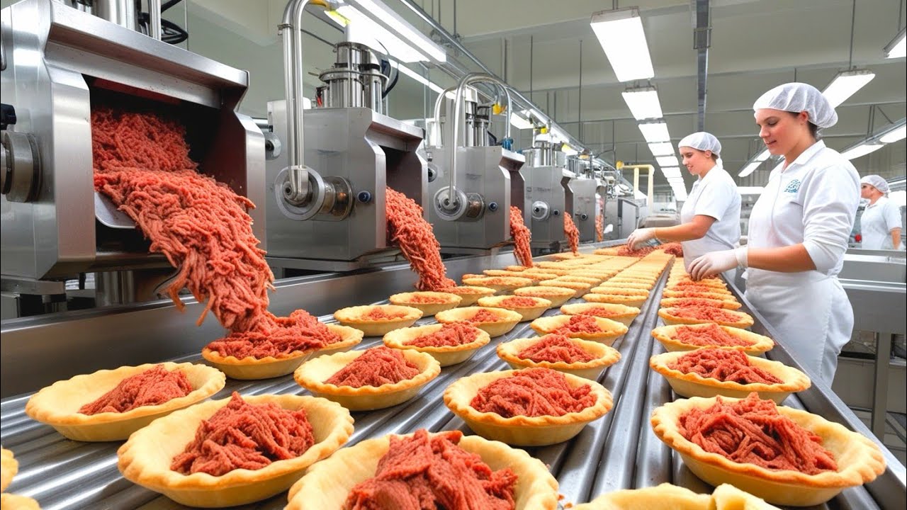 How Are Beef Pies Made | Inside The Factory - YouTube
