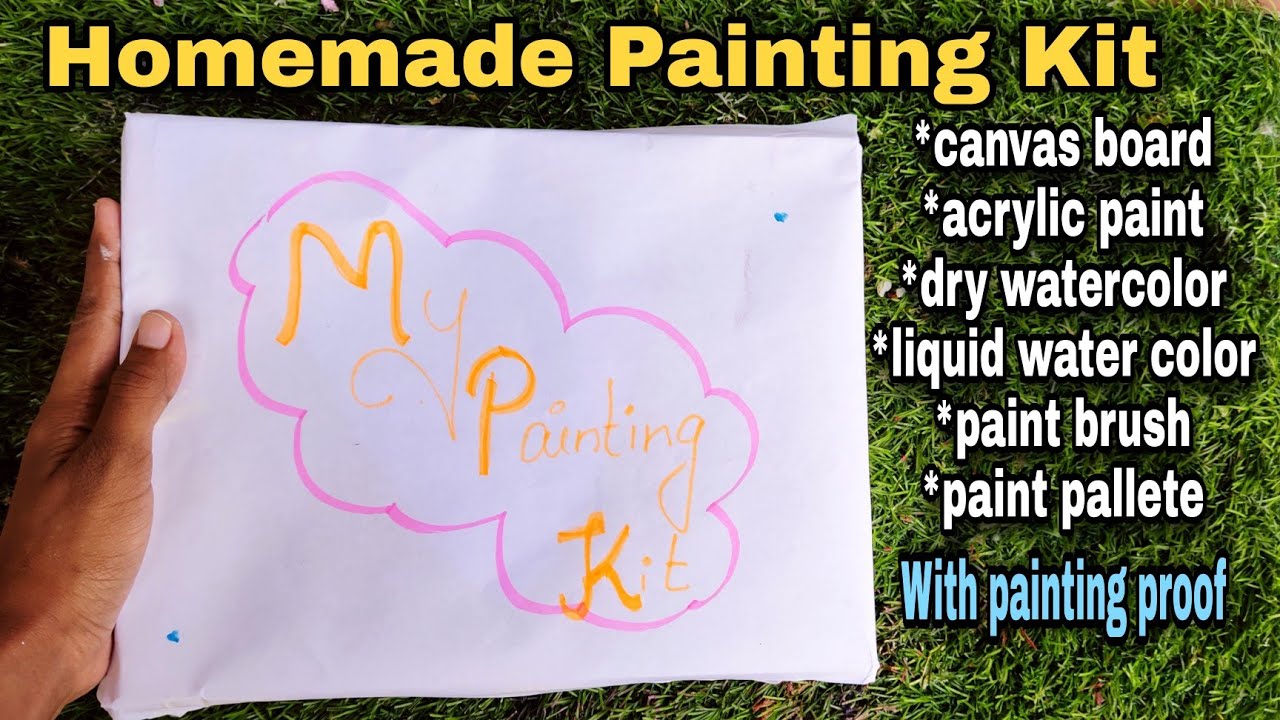 DIY Homemade Painting kit / how to make painting kit - YouTube