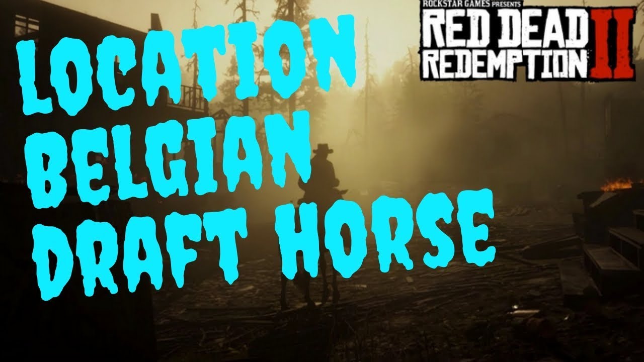 Red Dead Redemption 2 Belgian draft horse location - YouTube