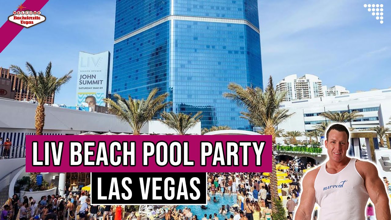 🤩 LIV Beach Club Las Vegas Pool Party - YouTube