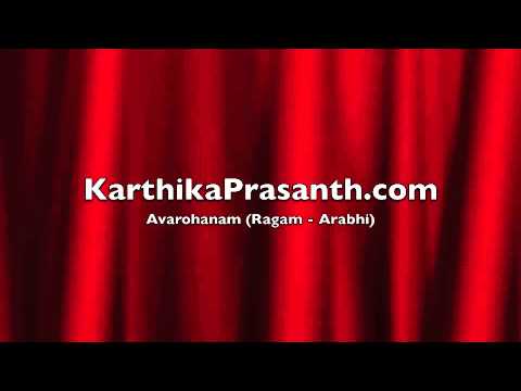 Avarohanam (Ragam - Arabhi) - YouTube
