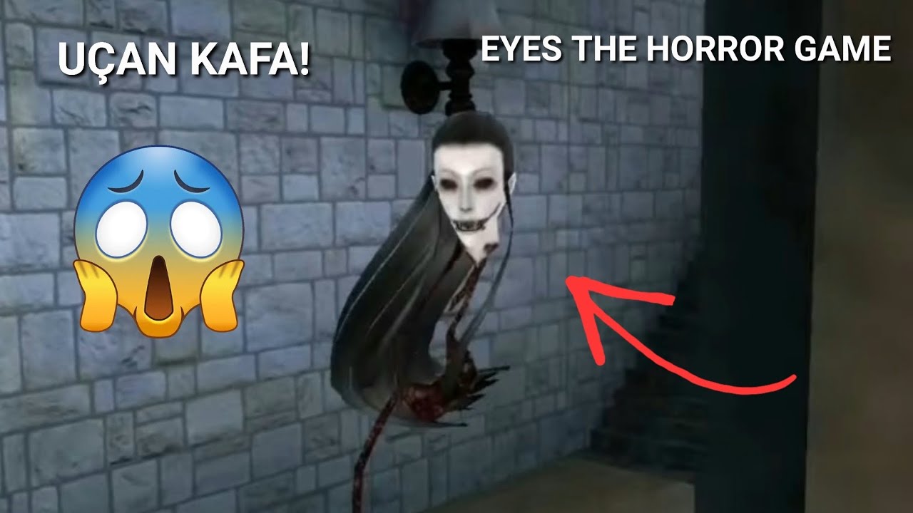 KORKUNÇ UÇAN KAFA PEŞİMİZDE! | Eyes The Horror Game (CHAPTER 1 SONU ...