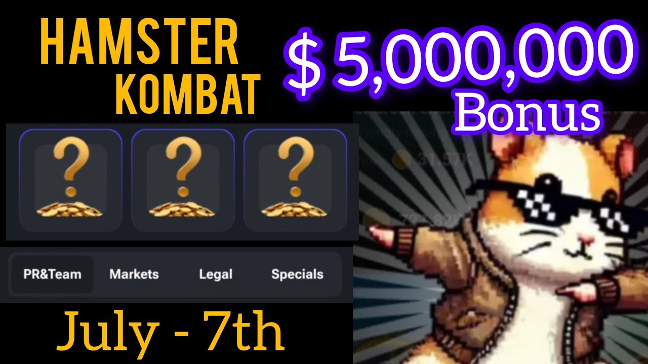 Hamster Kombat Daily Combo Card 7 July | Today Combo Cards 7july - YouTube