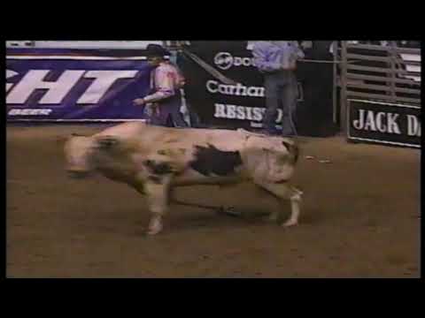 Panhandle Slim bucks Jed Ward - 98 PBR Columbus - YouTube
