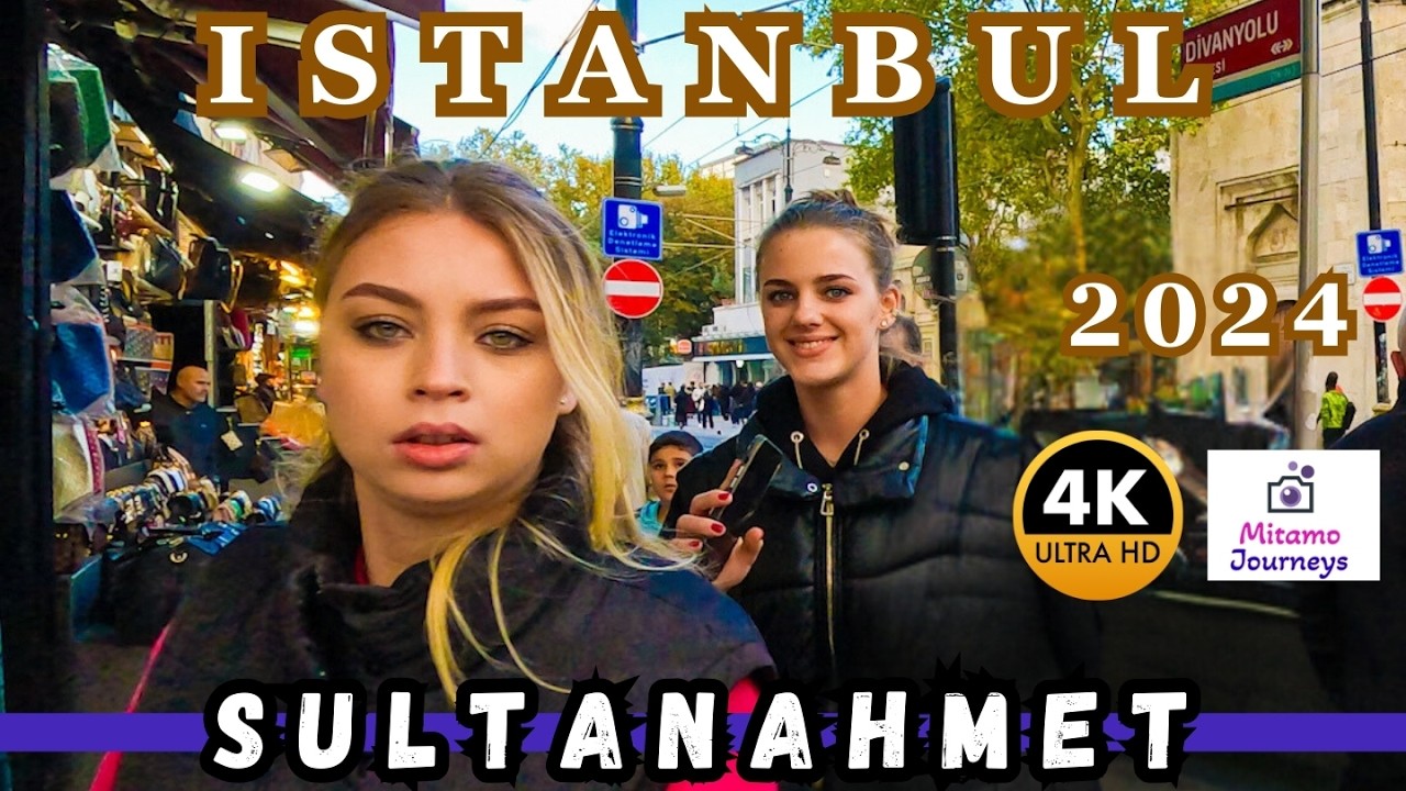 Istanbul Sultanahmet Square 4K Walking Tour | Blue Mosque, Hagia Sophia ...