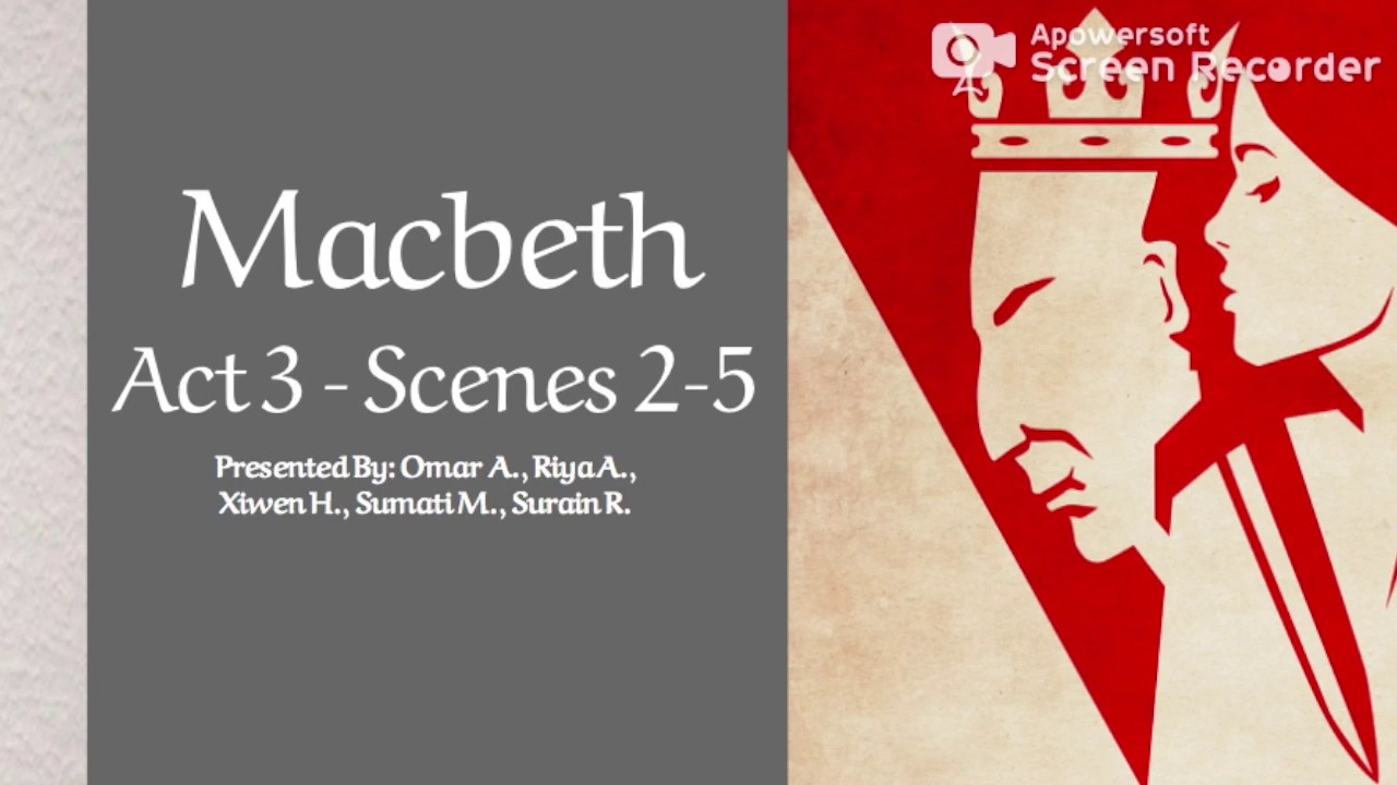 Macbeth Presentation: Act 3 Scene 2 - Act 3 Scene 5 - YouTube