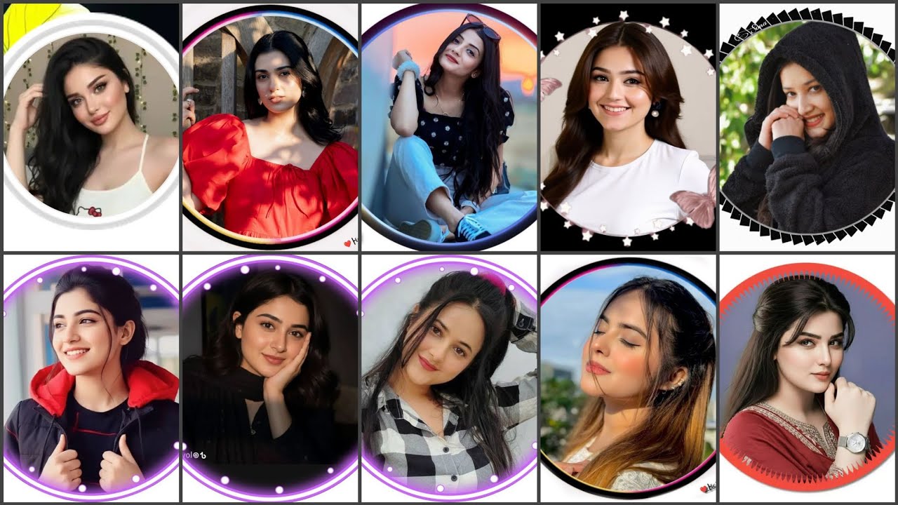 💕 Most Cute & Pretty Girls Photos in Frame | Girls Profile Pics for ...