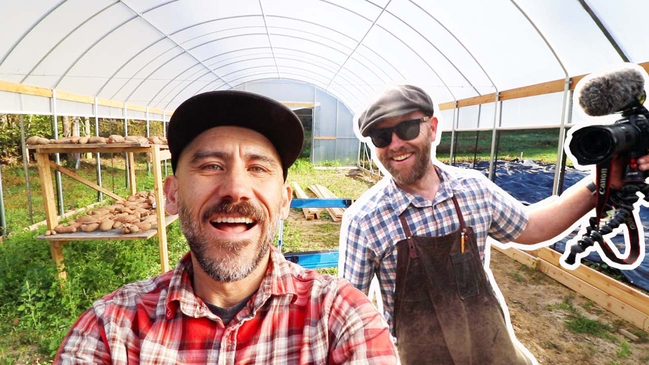 BUILDING A Large Chicken House With JUSTIN RHODES - YouTube