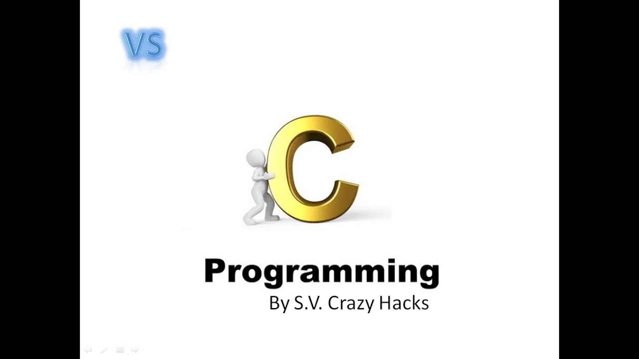 Programming In C Language C Language Introduction Part 1 By Sv 1868