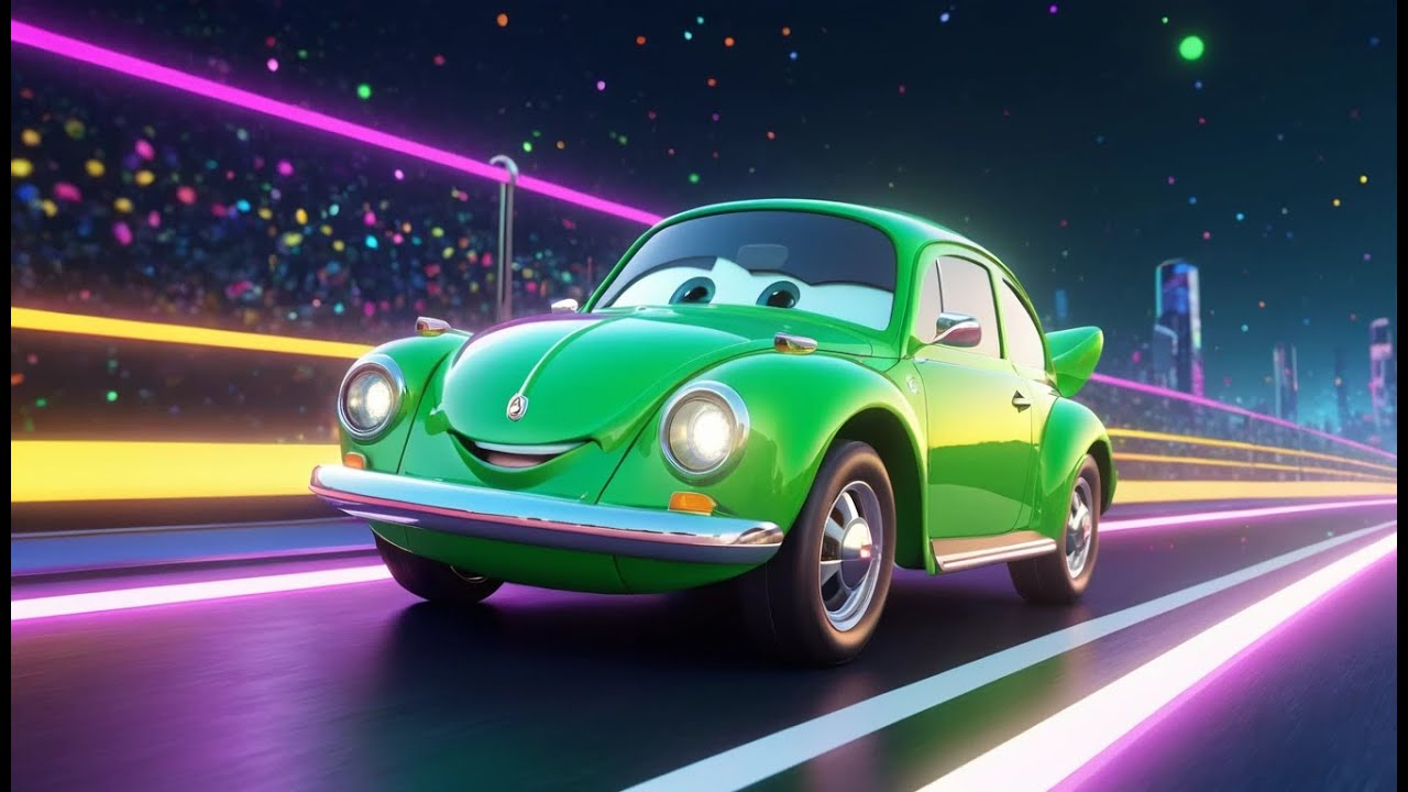 Name the Color in the Racing Car Adventure | Exciting Kids Song | Learn ...