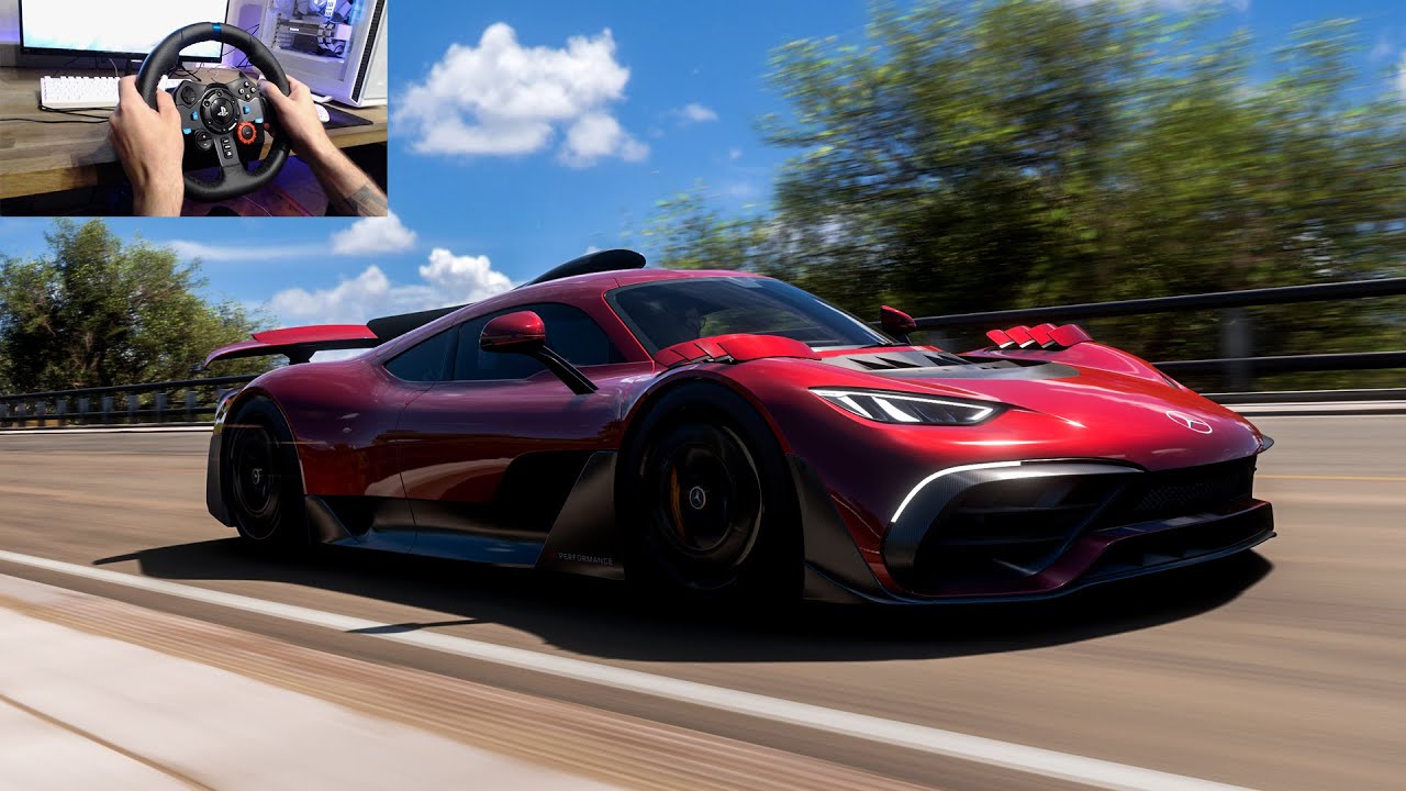 1320HP Mercedes AMG ONE - Forza Horizon 5 | Steering Wheel Gameplay ...
