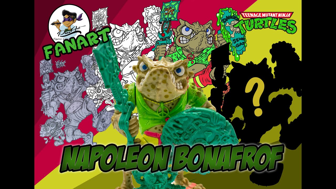 NAPOLEON BONAFROG FANART Speedpaint, TORTUGAS NINJA - YouTube