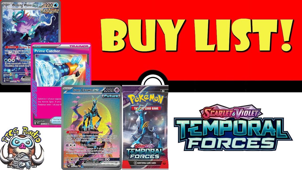 Temporal Forces Pokémon TCG Buy List! (HUGE New Pokémon TCG Set) (Buyer ...