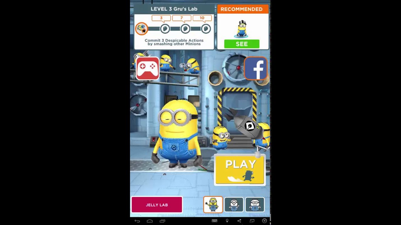 Minions game for kids app for Android, iPad - YouTube