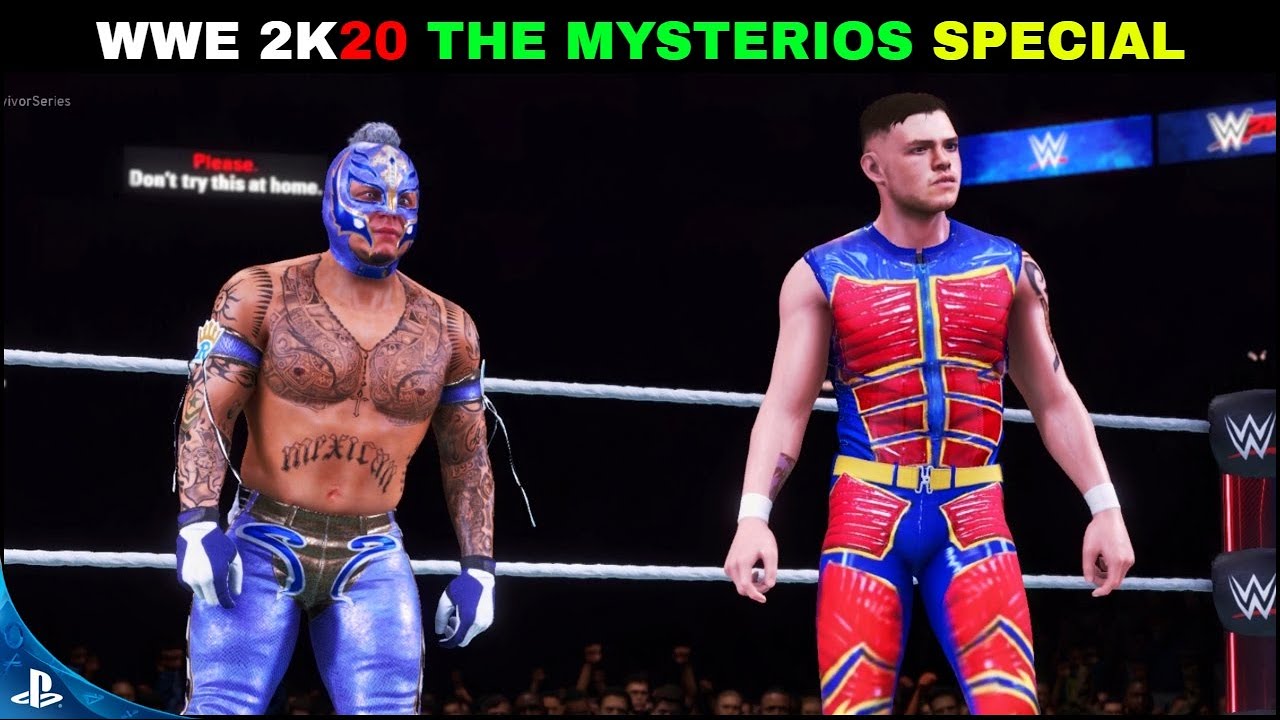 WWE 2K20 'Team Mysterios' Special Gameplay | WWE 2K20 Gameplay On Ps4 ...