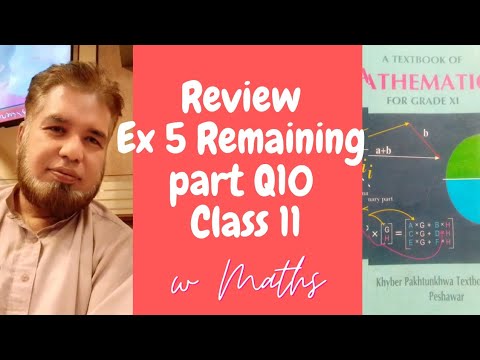 Review 5 Q10 remaining part Class 11 - YouTube
