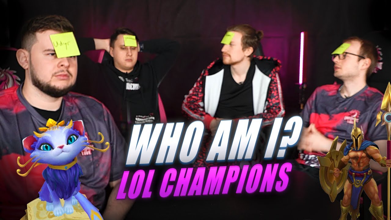 WHO AM I: LoL champions | Sheepy, Don Arts and Phlaty | UOL x League of ...