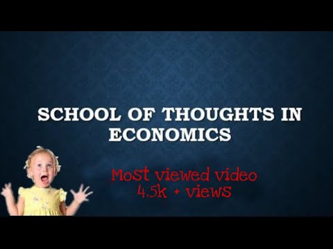 School of thought in Economics - YouTube