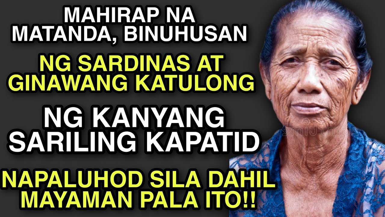 MATANDANG BABAE, BINUHUSAN NG SARDINAS SA MUKHA NG SARILI NITONG ...