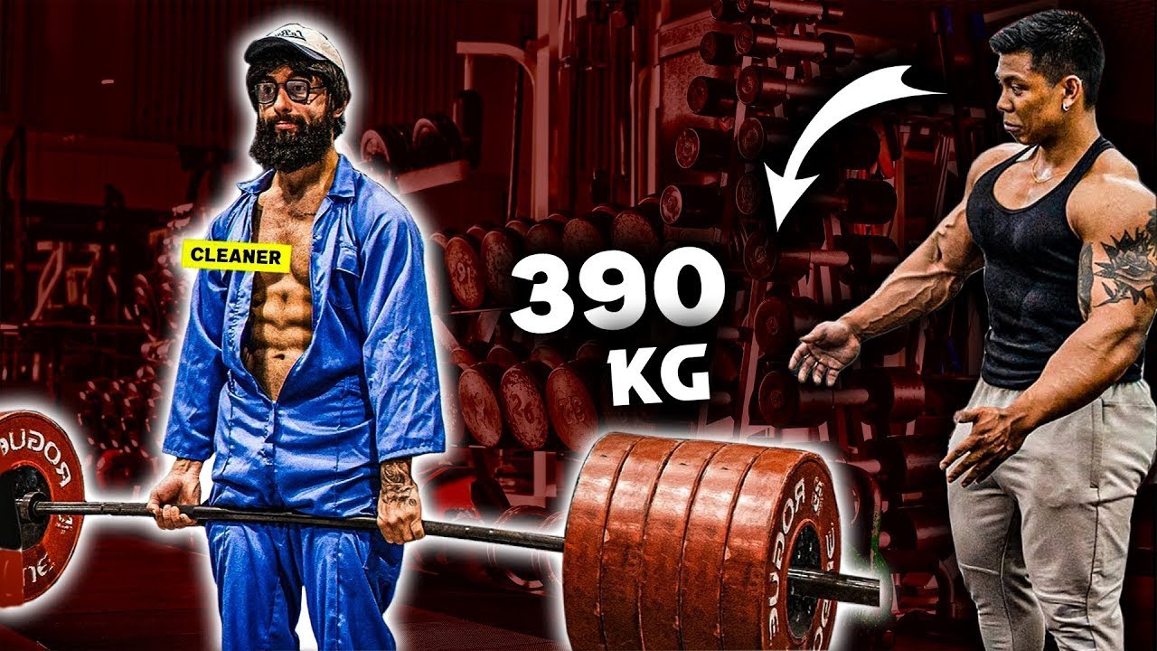 BODYBUILDER VS CLEANER 🔥😱 | Anatoly GYM PRANK #10 - YouTube