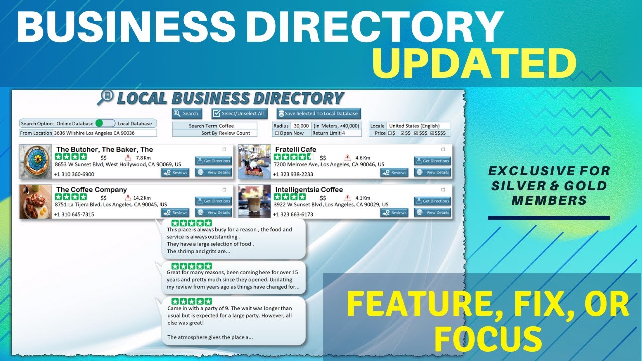 💥MEMBERS UPDATE: Get Brand New Features In The Business Directory - YouTube