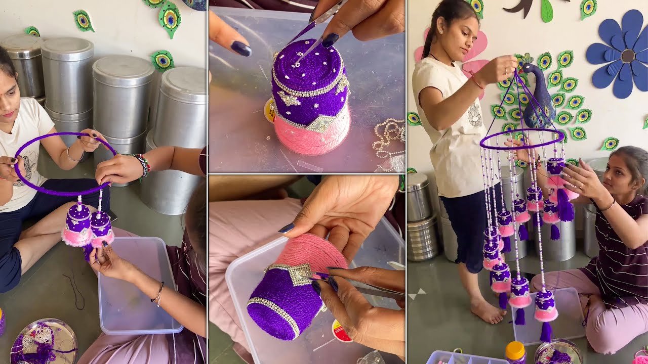 2 Sister Making Jummar with PLASTIC GLASSES || Jummar Making - DIY ...