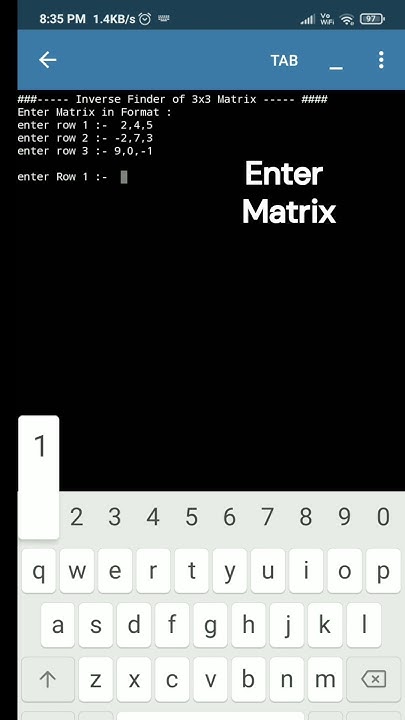 Building an Inverse Matrix Finder with Python - YouTube
