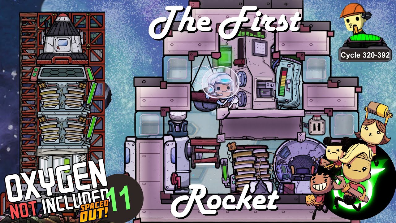 First DLC Rocket - Oxygen not included Let's Play: Part 11 - YouTube