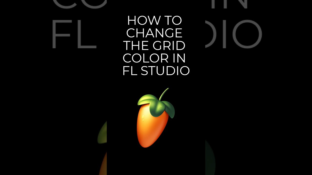 How To Change The Grid Color In FL Studio! - YouTube