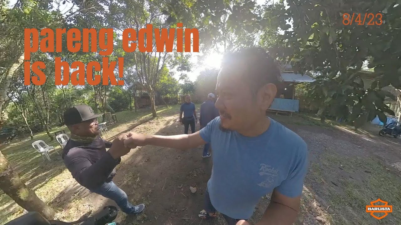 Welcome back home pareng Edwin! - YouTube