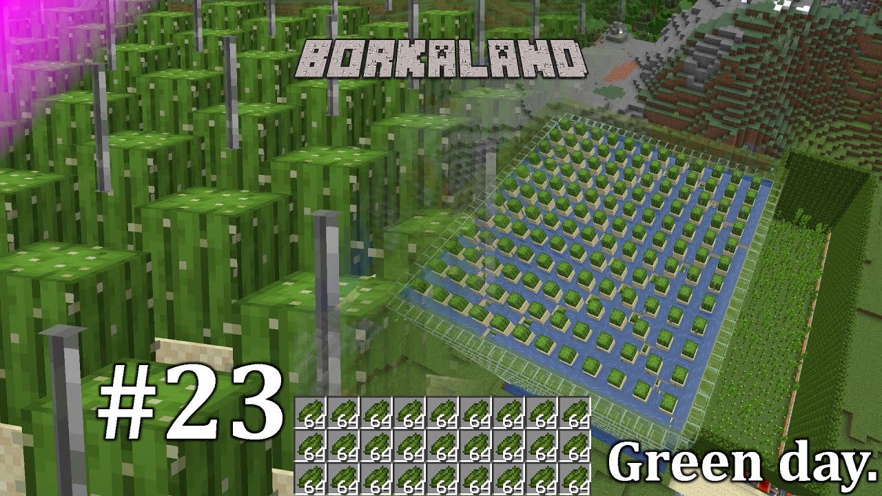 Borkaland #23 - Project Chroma, green day. (Minecraft 1.16 Survival Let ...