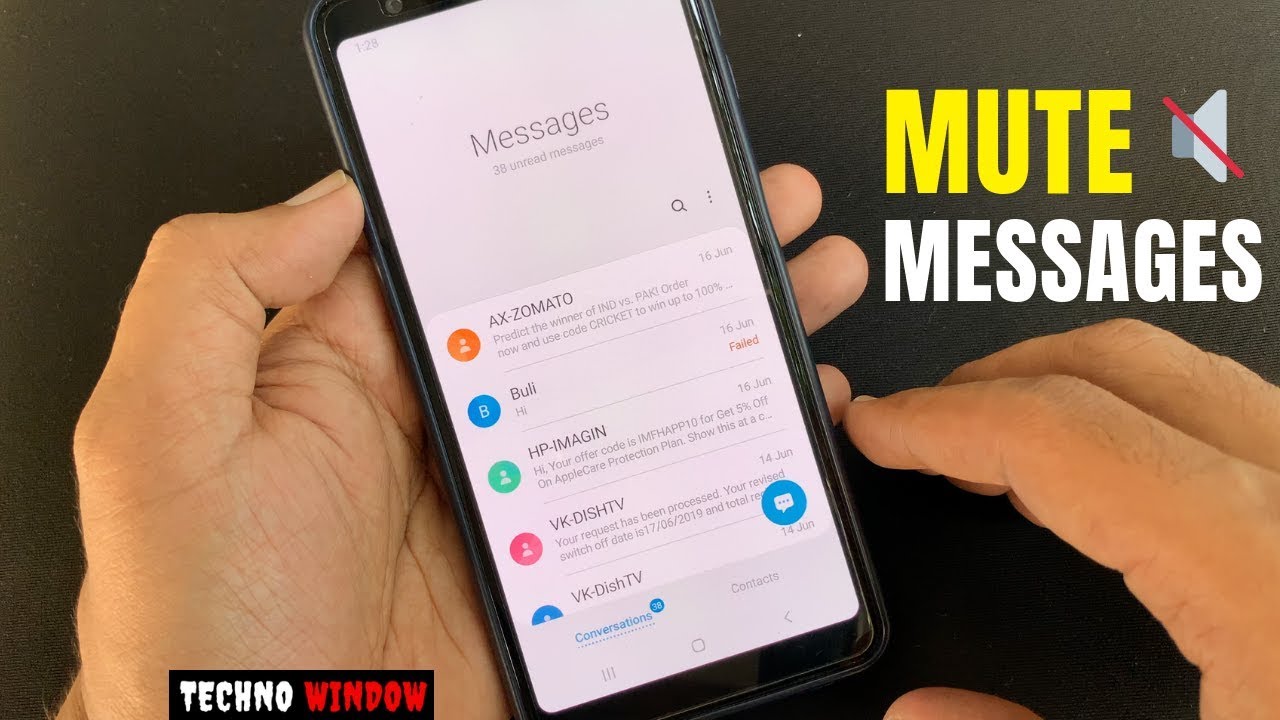 How to Mute Conversations in Samsung Messages Without Blocking Contacts ...