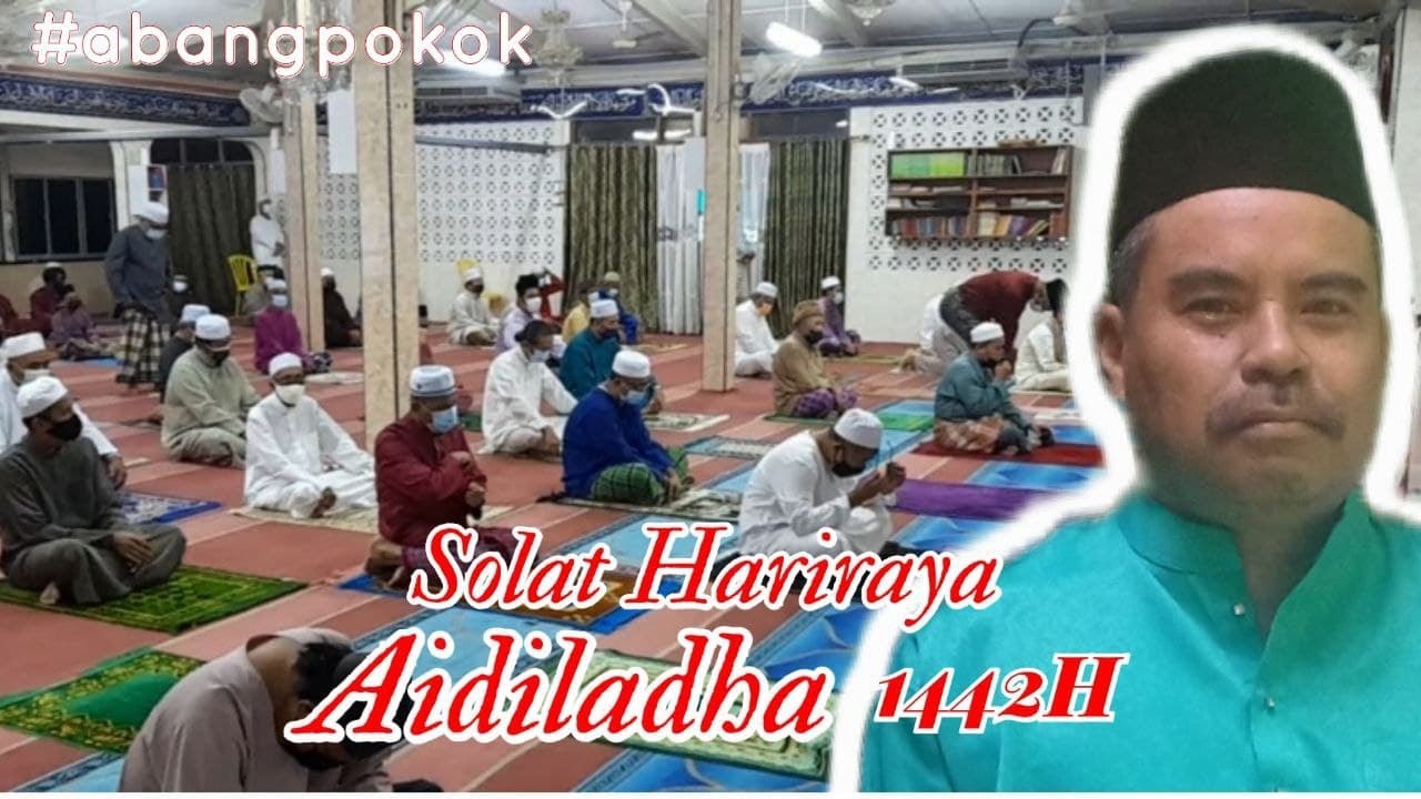Suasana Solat Hari Raya Aidiladha 1442 H Di Masjid Raudhatul Solihin ...