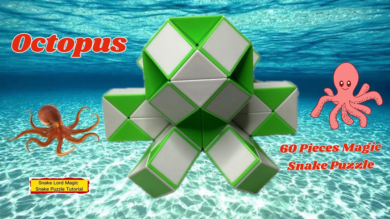 Octopus - 60 Pieces Magic Snake Puzzle @snakelordmagicsnakepuzzletutor ...