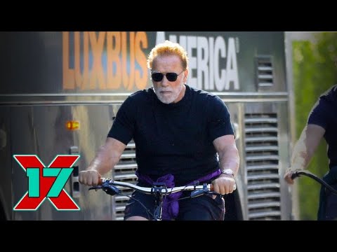 He's Back! Arnold Schwarzenegger Returns to Biking After Surgery Hiatus ...