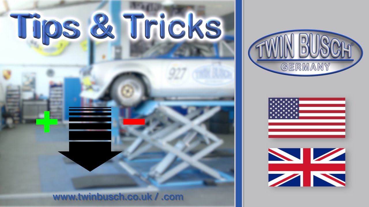 Adjustment of the lowering speed on the S3-18 U and S3-19 scissor lifts ...