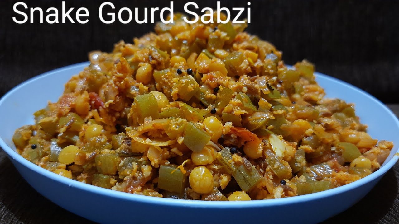 Snake Gourd Sabzi | Quick & Easy Recipe | Paduvala Kayi Palya | Vani ...