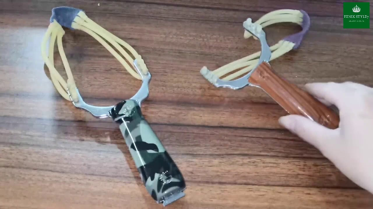 Estilingue Bodoque Potente Goma Tripla Leve - YouTube