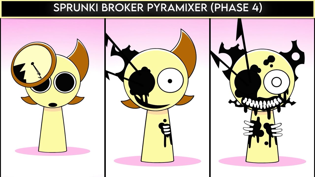 Sprunki Broker Pyramix ⚠️😳 Sprunki Incredibox 🔥😱 Phase 4 - YouTube